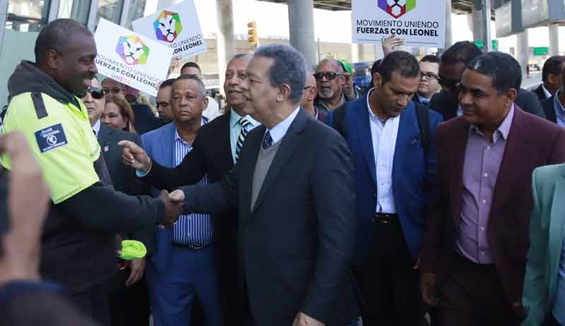 Leonel llega a New York para participar en varias actividades políticas ...