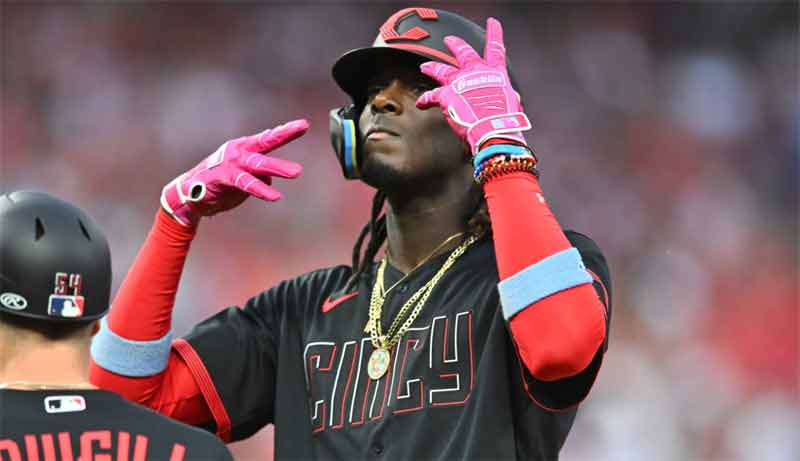 Elly De La Cruz se convierte en primer jugador de Cincinnati batea para el ciclo en 34 años ...