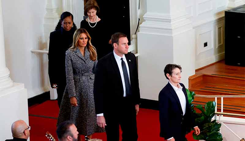 Melania Trump reaparece en el funeral de Rosalynn Carter - Dominicano Ahora