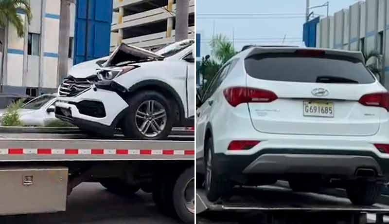 Policía encuentra vehículo atropelló al hijo del presidente de ADOCCO ...